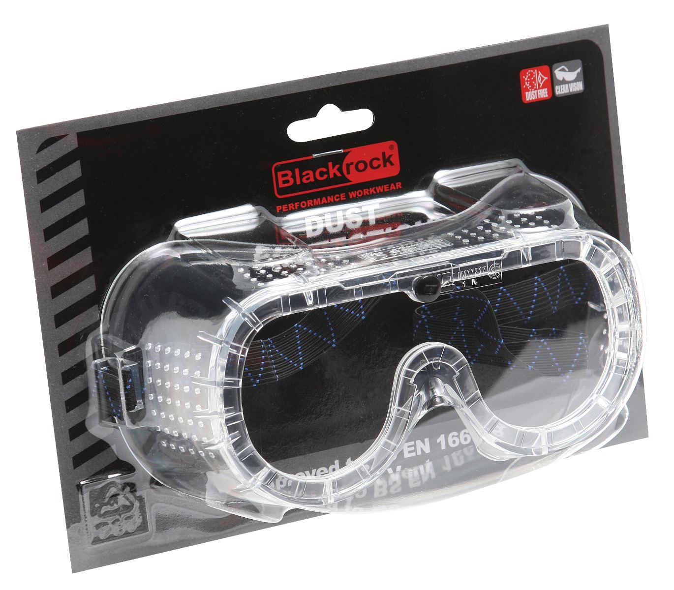 Safety Direct Vent Goggles | Black Rock