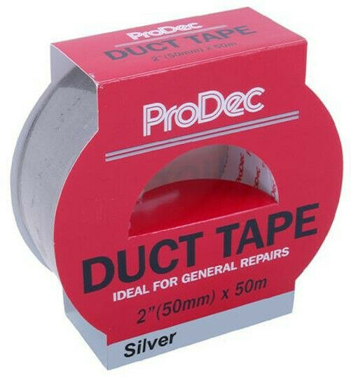 Silver Duct Tape | 50mm x 50m | Prodec