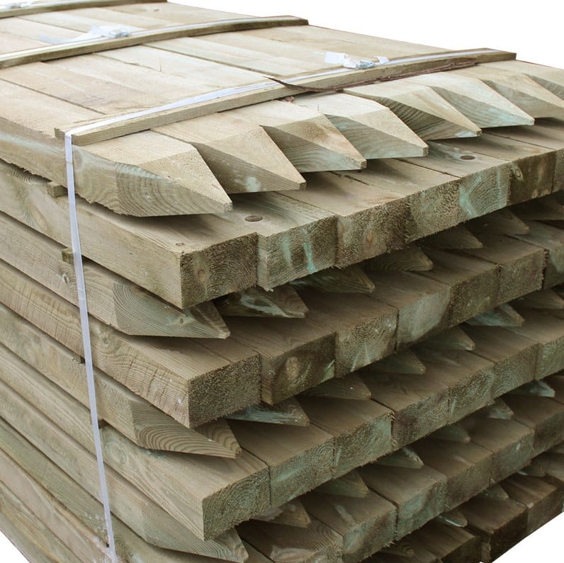 UC4 Kiln Dried Post | 4 Way Pointed | x63 | 1.8m x 75mm x 150mm | Rectangle