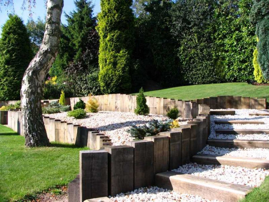 Building Garden Steps Using Railway Sleepers | Suregreen's Guide to ...