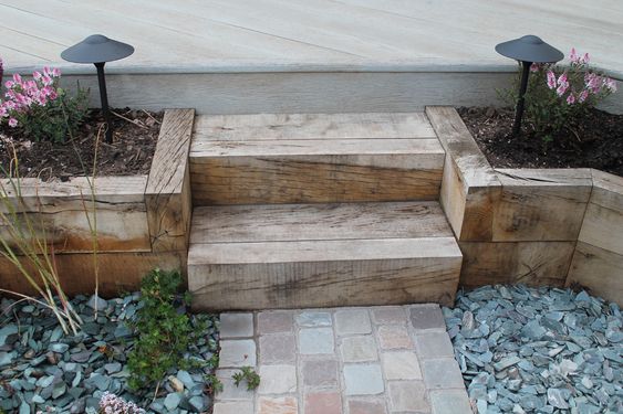 Building Garden Steps Using Railway Sleepers | Suregreen's Guide to ...